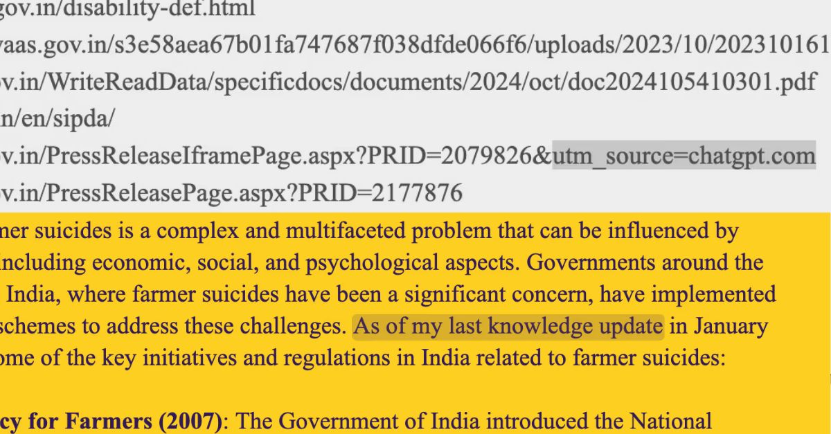 AI-generated text in Indian government documents | Aman Bhargava